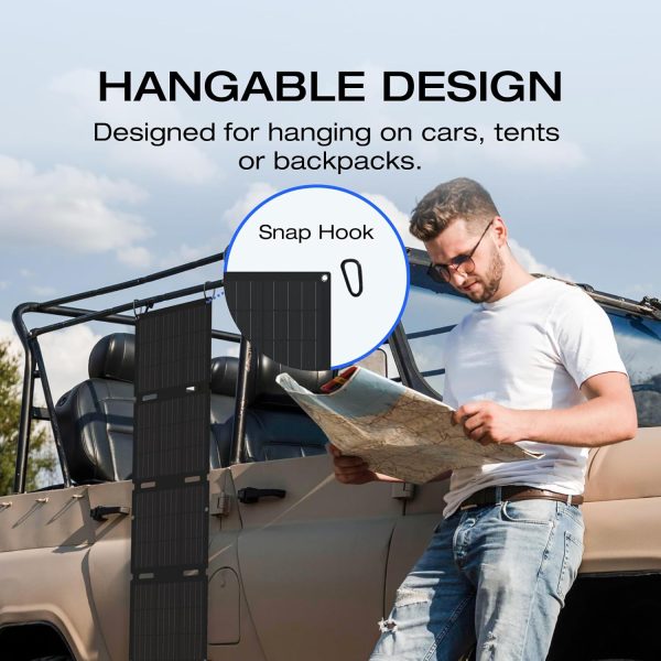 پنل خورشیدی قابل حمل EcoFlow 45W Portable Solar Panel