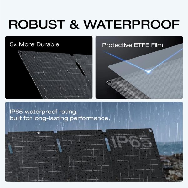 پنل خورشیدی قابل حمل EcoFlow 60W Portable Solar Panel